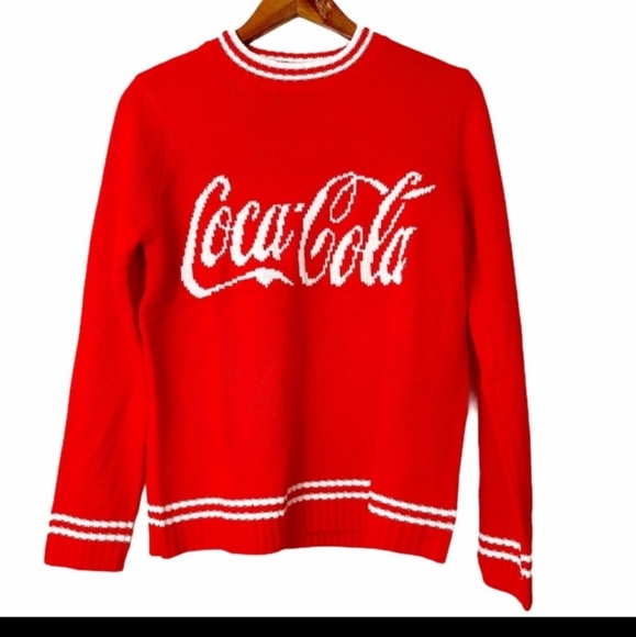 Coca Cola | Sweaters | Coca Cola Red Long Shelves Sweater | Poshmark